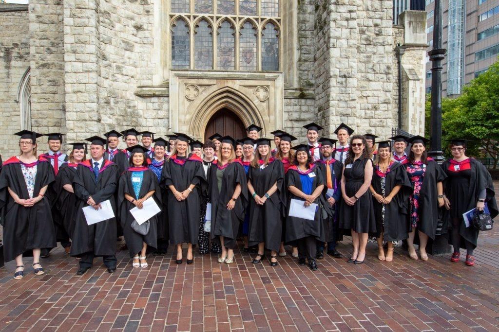 Joyce Celebrates New Status at Graduation Ceremony