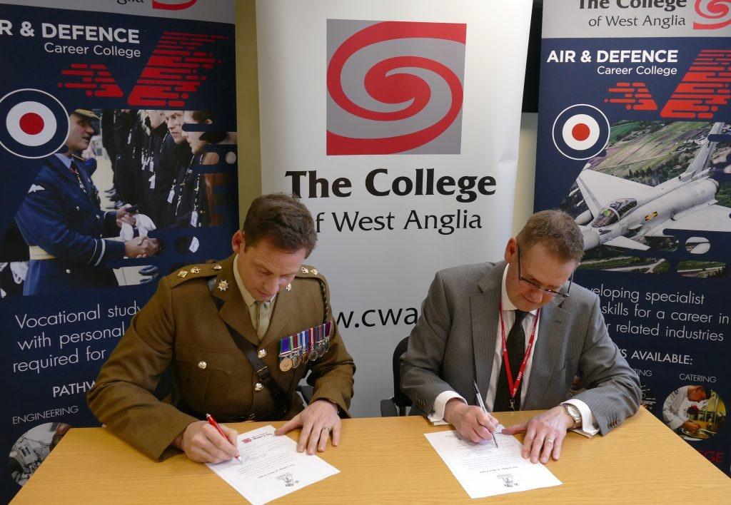 College First in the UK to Receive Prestigious Award from Armed Forces